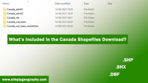 Canada Shapefiles Download for GIS – Admin, Roads, Rivers, Lakes ...
