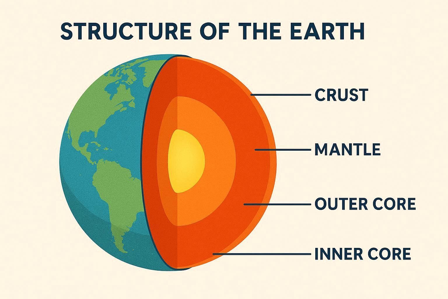 Inside the Earth: A Simple Guide to Earth’s Crust, Mantle, and Core ...